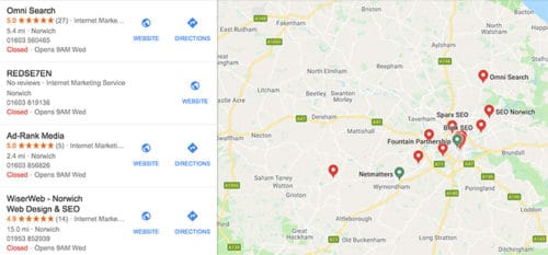 Optimising for Local Search When You Have No Physical Location